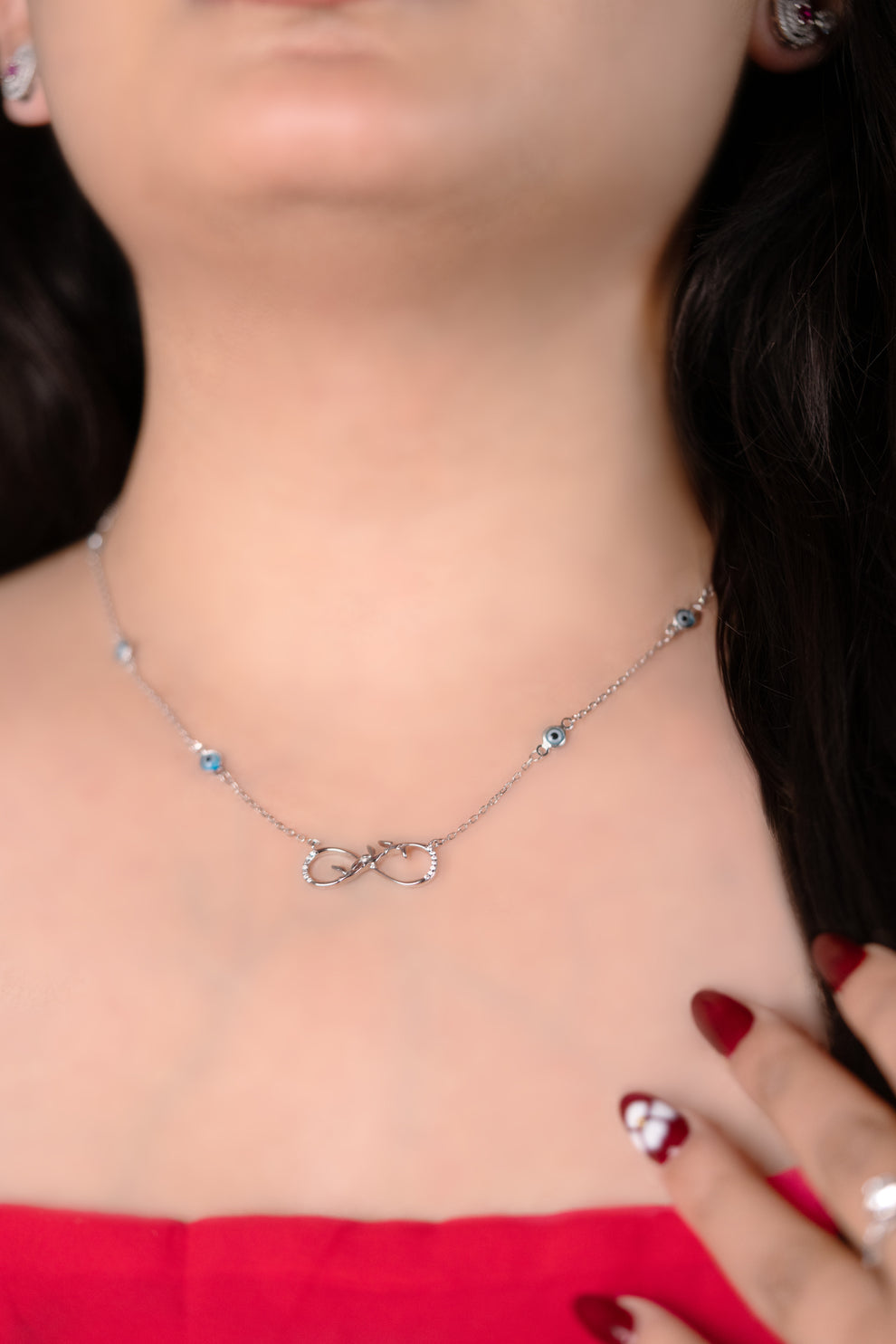 Reeva Infinity Nazar Chain – Welcome To Reevajewellery
